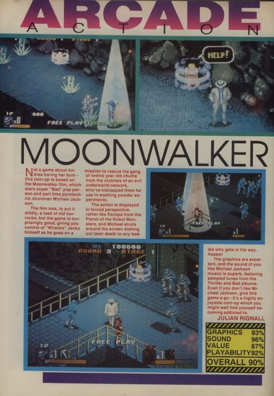 Moonwalker: A Game Like No Other ****** ||->toda una Enciclopedia MJ !!!
