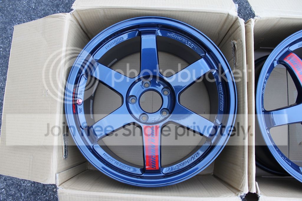 SOLD Volk TE37 SL 18x10 Mag Blue | IW STi Forum