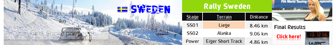 GTRA | WRC Time Sheets | Rally Sweden | GTPlanet