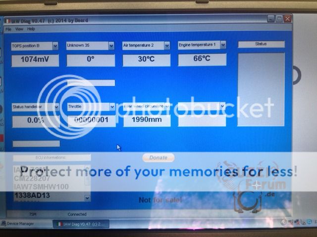 Throttle handle learning & throttle position learning with guzzi diag