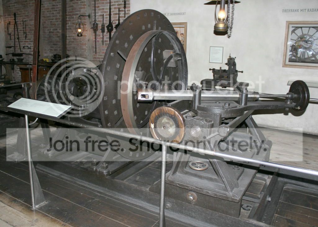 Antique Machinery and History | c.1830 Lathe at Deutsches Museum ...