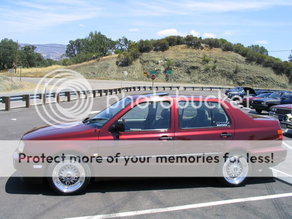 Spotted - Sweet MKIII Jetta - Burgundy with RS wheels and sporting TST ...