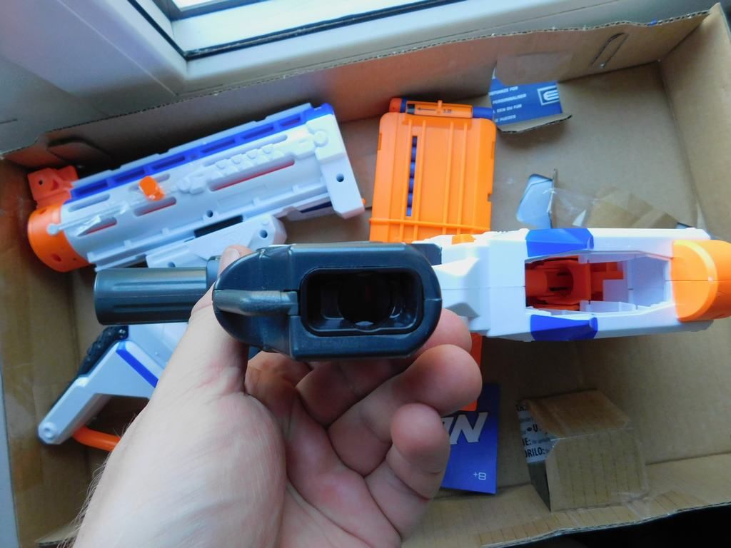 NERF Zbran Pistole Brokovnice Puska na Dily KO Oprava Retaliator | Aukro