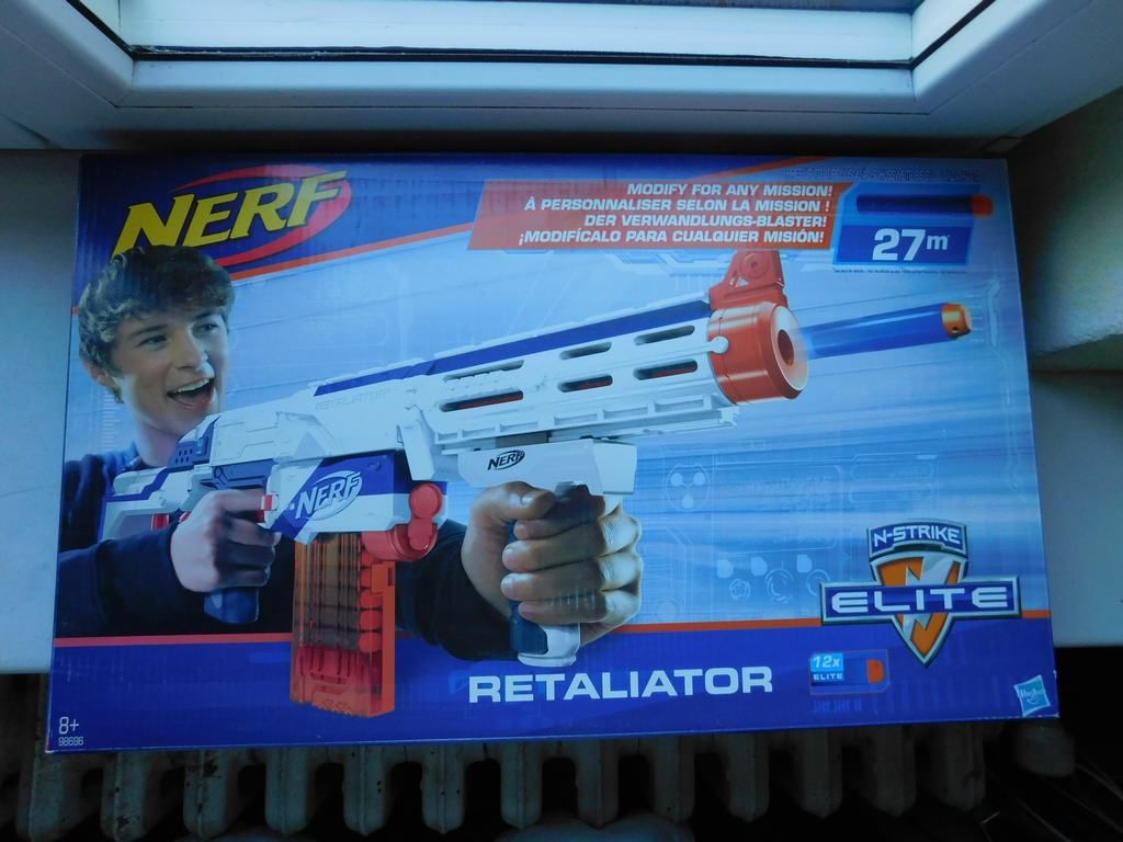 NERF Zbran Pistole Brokovnice Puska na Dily KO Oprava Retaliator | Aukro