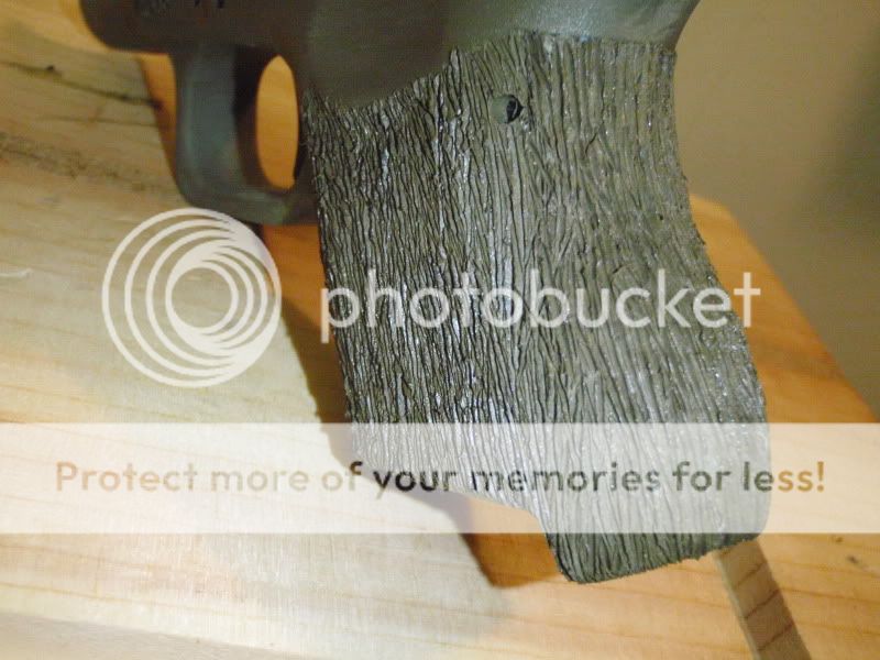 Tree bark stippling on my G19 grip *Pic heavy* - Calguns.net