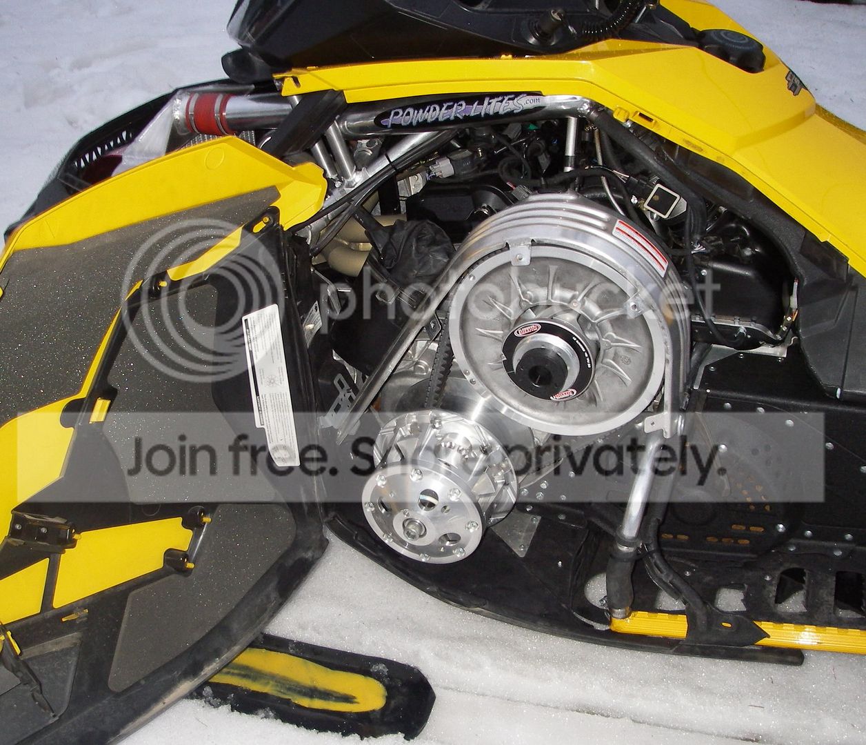 Powderlites turbo kit with pictures | Ski-Doo Snowmobiles Forum