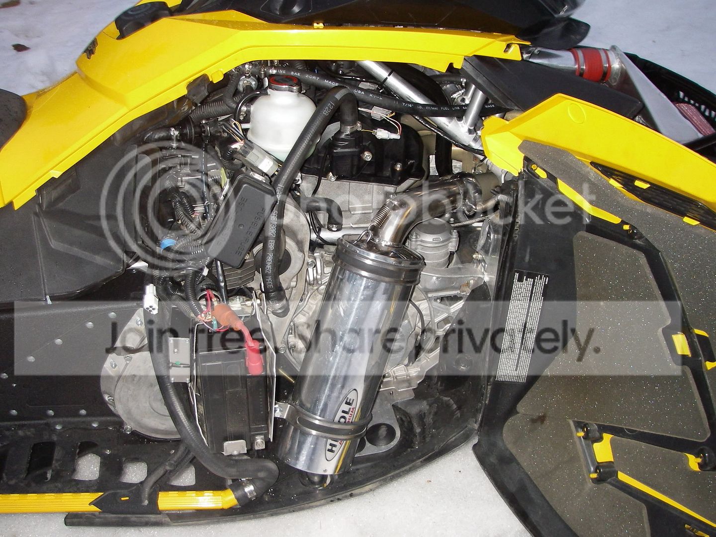 Powderlites turbo kit with pictures | Ski-Doo Snowmobiles Forum