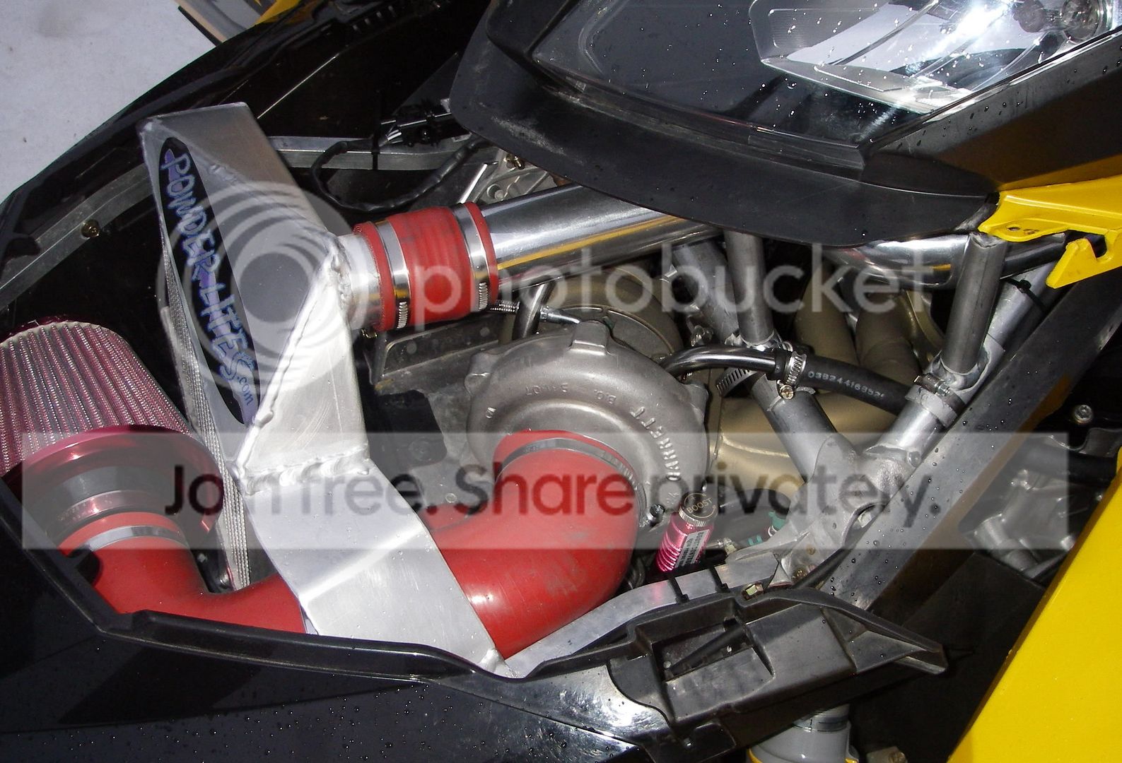Powderlites turbo kit with pictures | Ski-Doo Snowmobiles Forum
