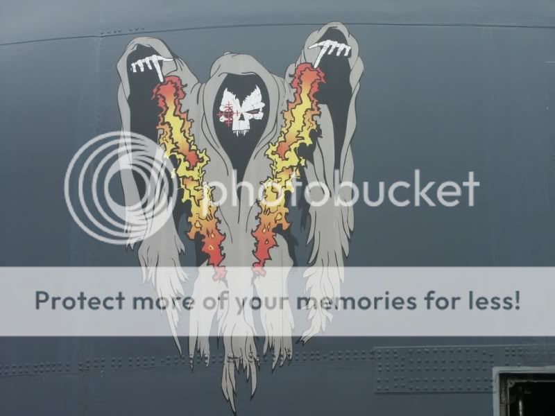 spooky artwork on ac-130u | ShadowSpear Special Operations
