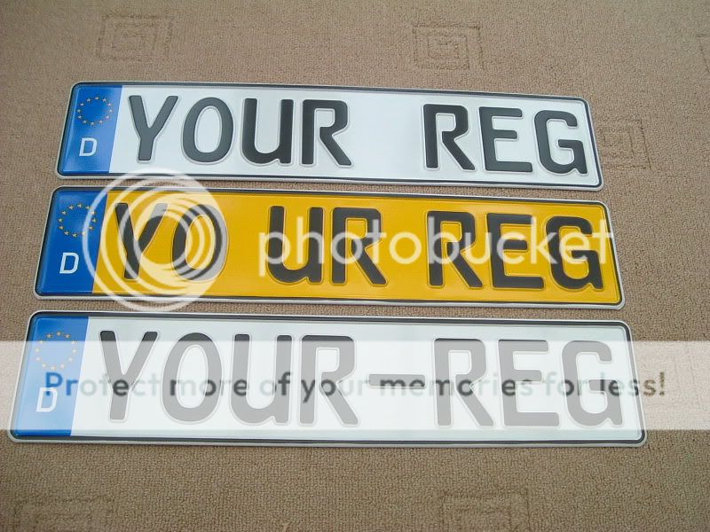 Euro pressed plate pics...legal?? | Audi TT Forum