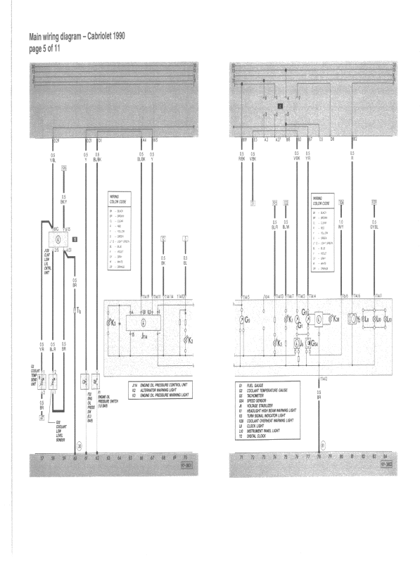 Need some flow chartsor pinouts. cluster and oil buzzer | VW Vortex ...