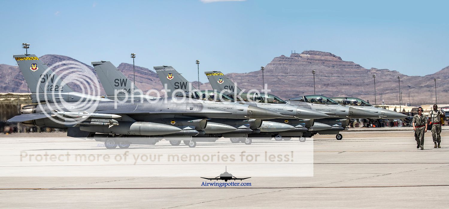 55th FS in Red flag - FighterControl