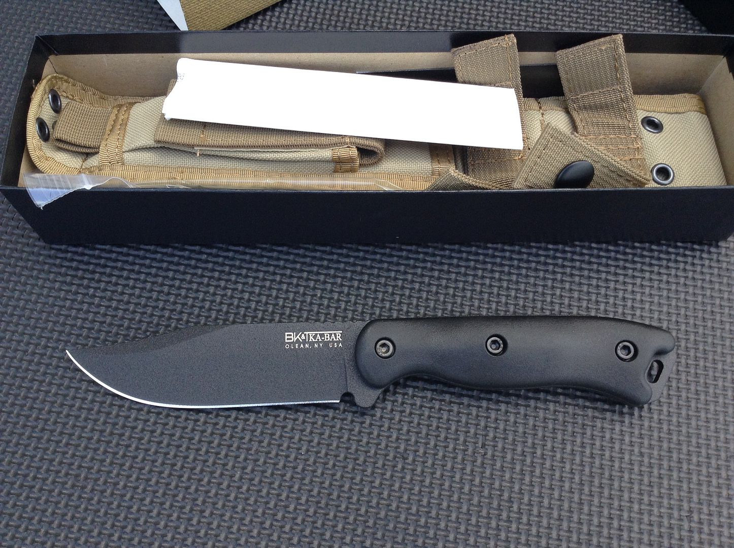 Becker BK15, BK17, Cold Steel Micarta handles knives, Kabar ...
