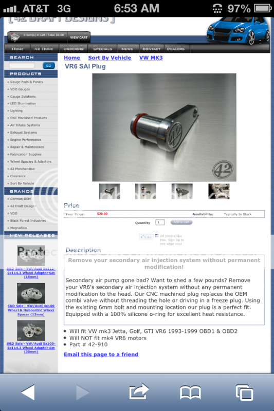 secondary air injection question??????????? | VW Vortex - Volkswagen Forum