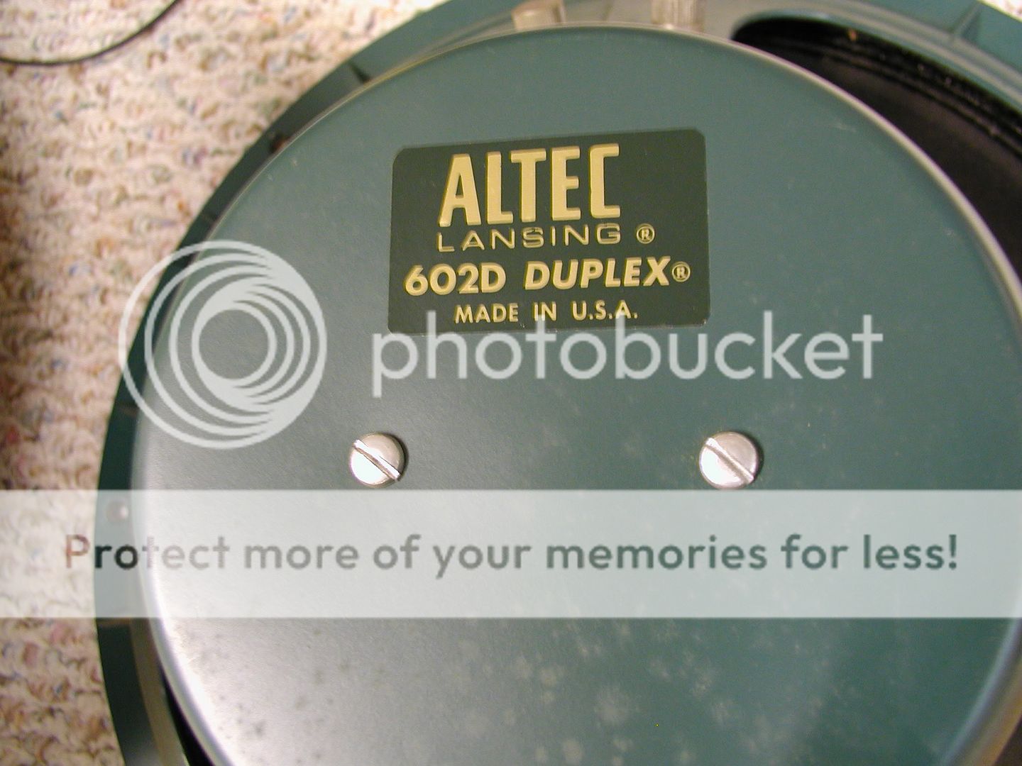 Altec Lansing 602D Duplex and Stromberg Carlson "Acoustical Labyrinth ...