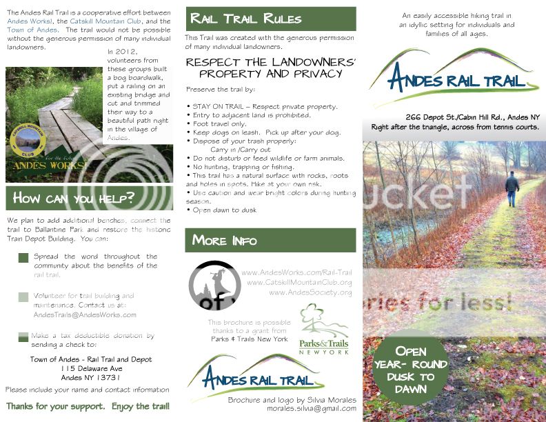 brochure Andes Rail Trail | animalia kingdom