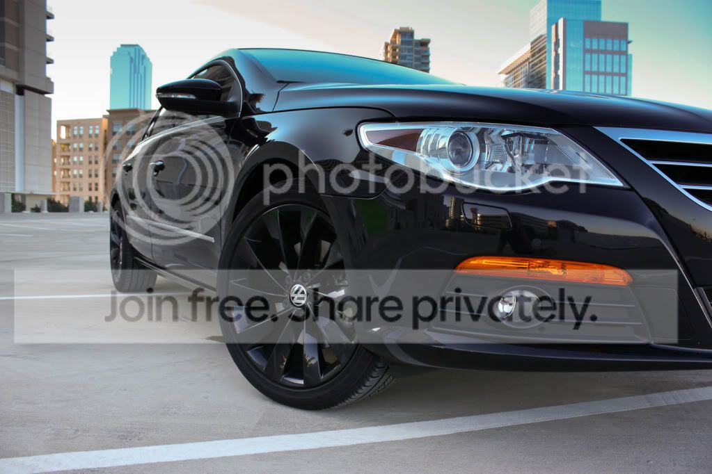 Finally took some pics, VR6 on black powdercoated factory wheels | VW ...