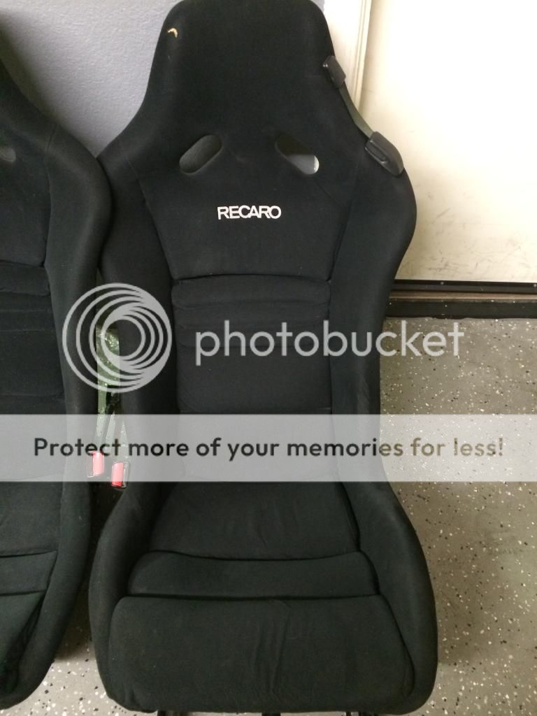 FS: Recaro RZ Seats with tilt rails - some Blemishes - Ready to Ship