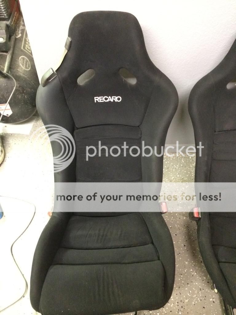 FS: Recaro RZ Seats with tilt rails - some Blemishes - Ready to Ship