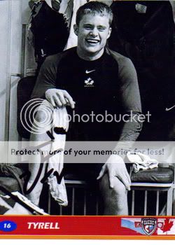 Dana Tyrell (Prince George) | Hockey Autographs TTM